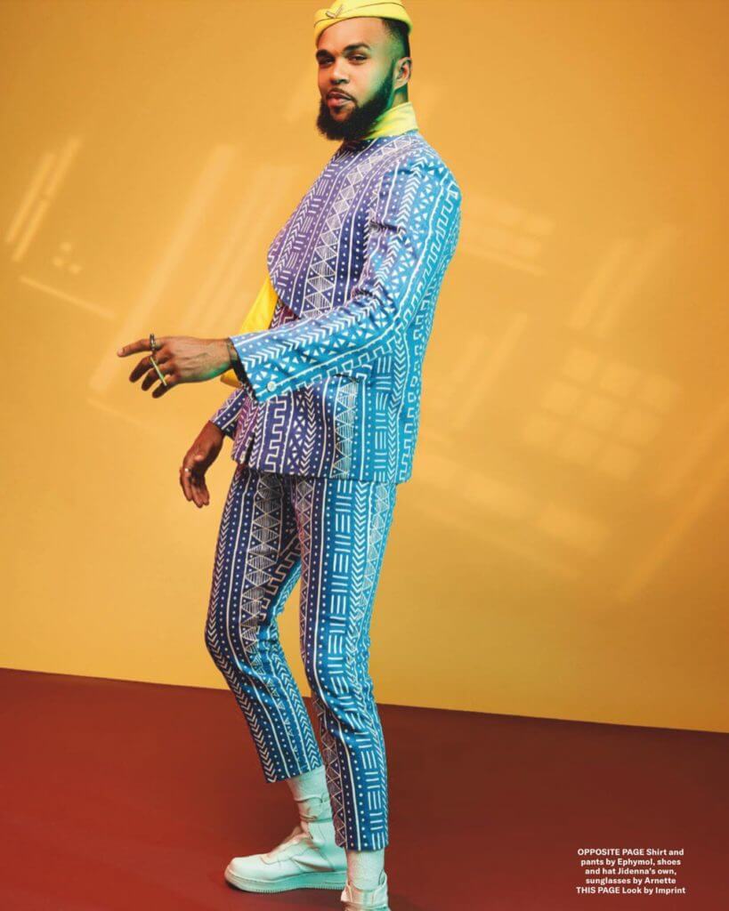 Jidenna Flaunts African Print Outfit on GQ South Africa May/June 2020 ...