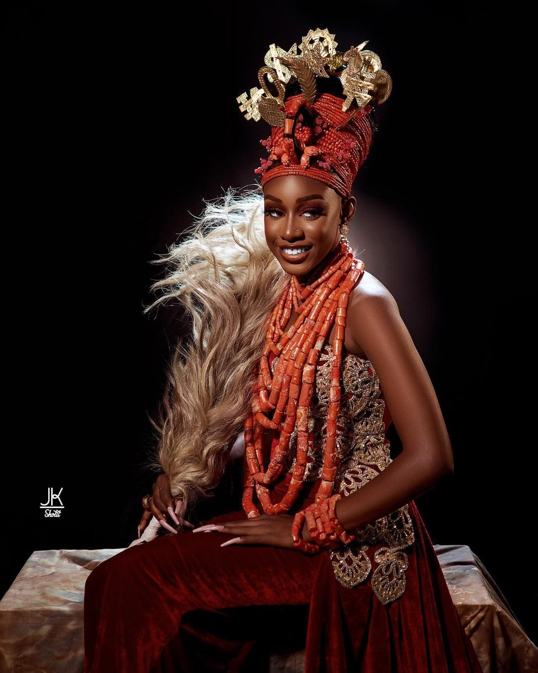 This Edo Bridal Look For Your Trad Wedding Will Give You a "Royalty ...