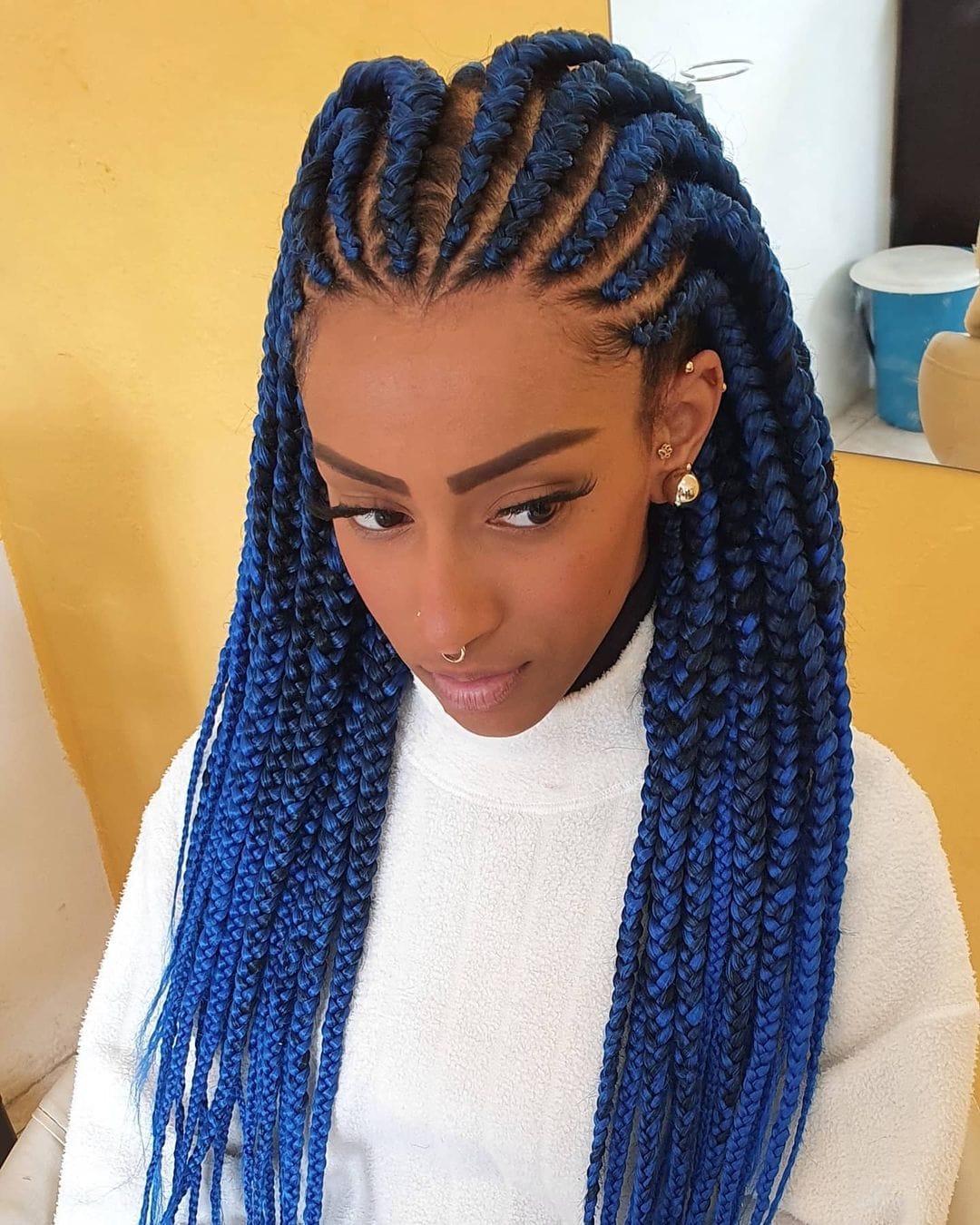 10 Gorgeous All-Back Cornrow Hairstyles | GlamCityz