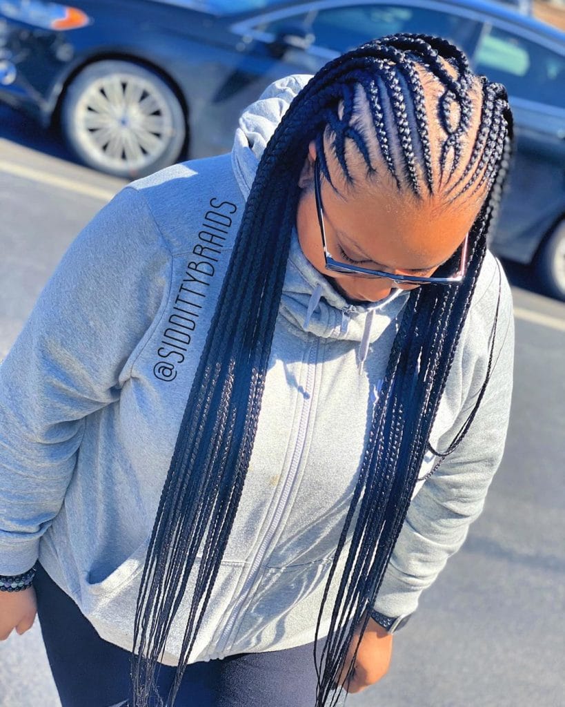 10 Gorgeous All-Back Cornrow Hairstyles | GlamCityz