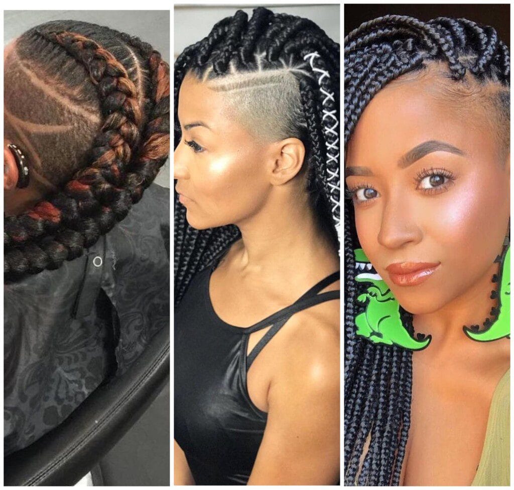 Discover 7 Trendy Shaved Sides Box Braids Hairstyle Ideas You'll Adore ...