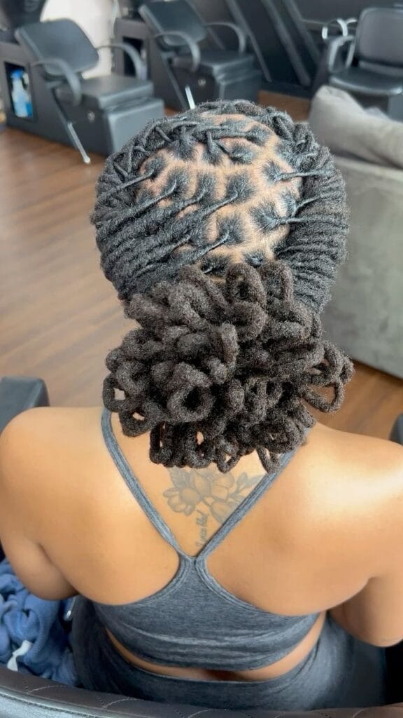Creative and Chic Petal Bun Styles for Your Loc Journey | GlamCityz