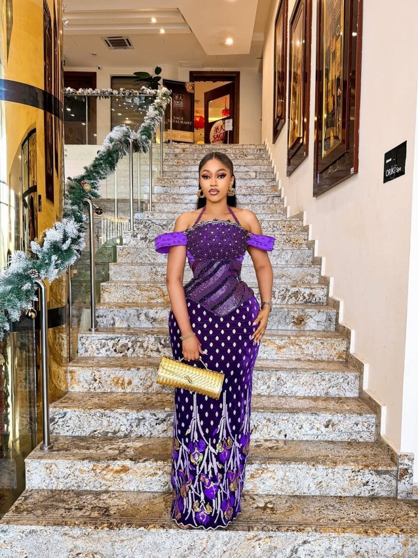 Top 20 Glamorous Purple and Lilac Aso Ebi Styles That Stood Out at ...